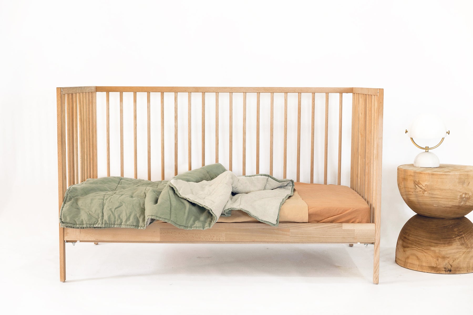 Quilted Cot Blankets - Nursery Bedding - Max Linen